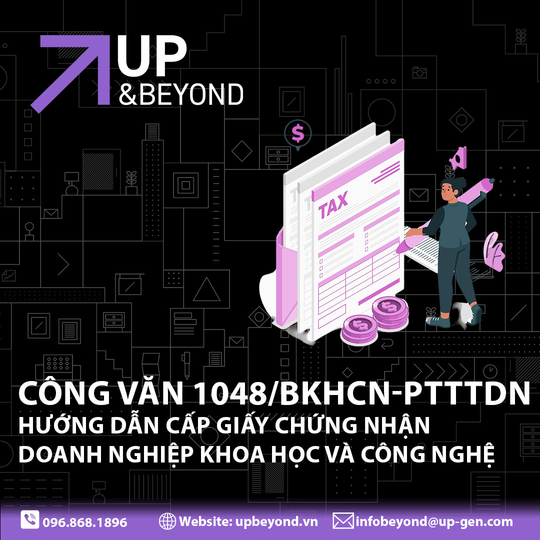 Công văn 1048/BKHCN-PTTTDN hướng dẫn cấp Giấy Chứng nhận doanh nghiệp khoa học và công nghệ